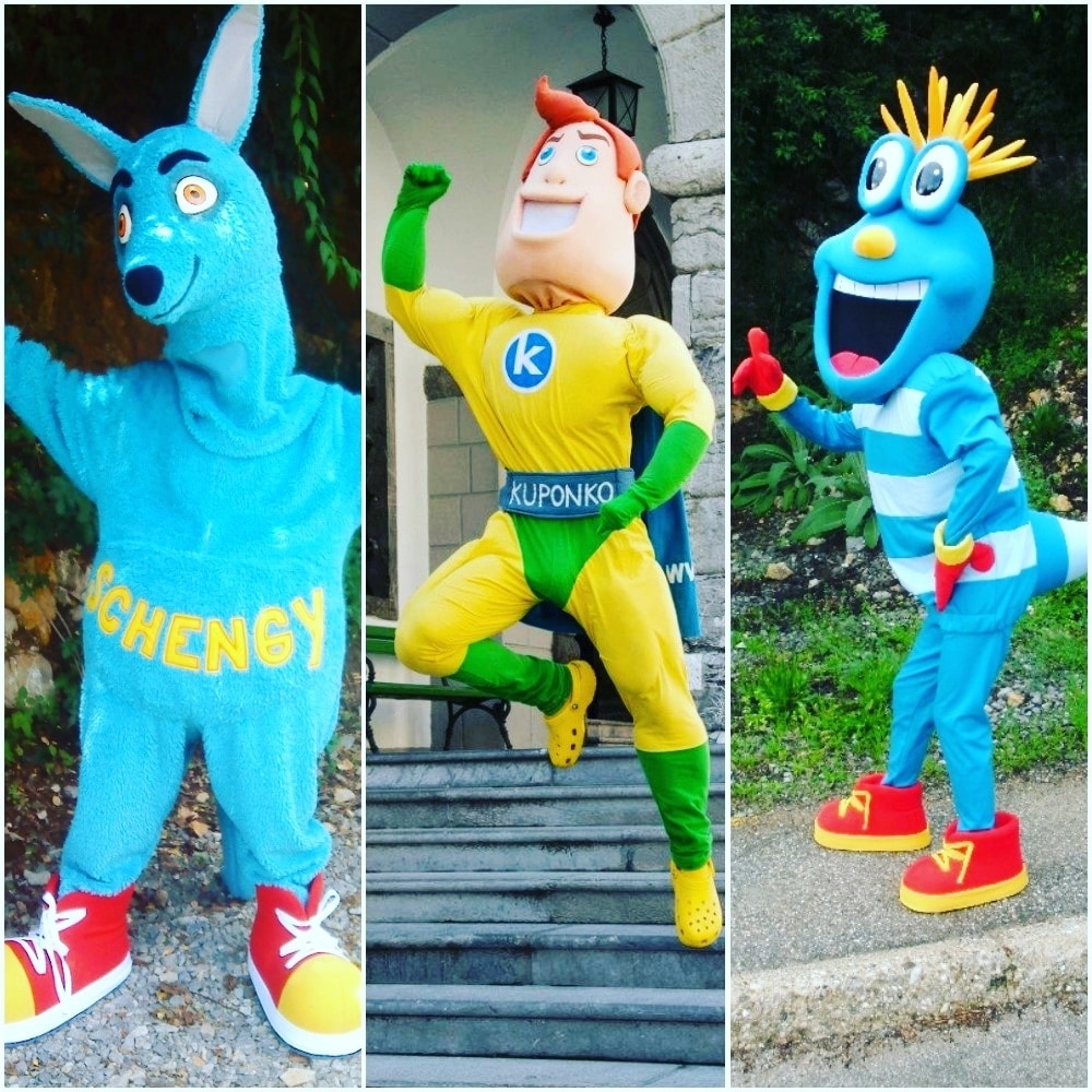 Maskote - Izdelava maskot - Maskote po naročilu-za marketing in animacijo