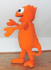 Maskota Kameleon Lingula - Maskote